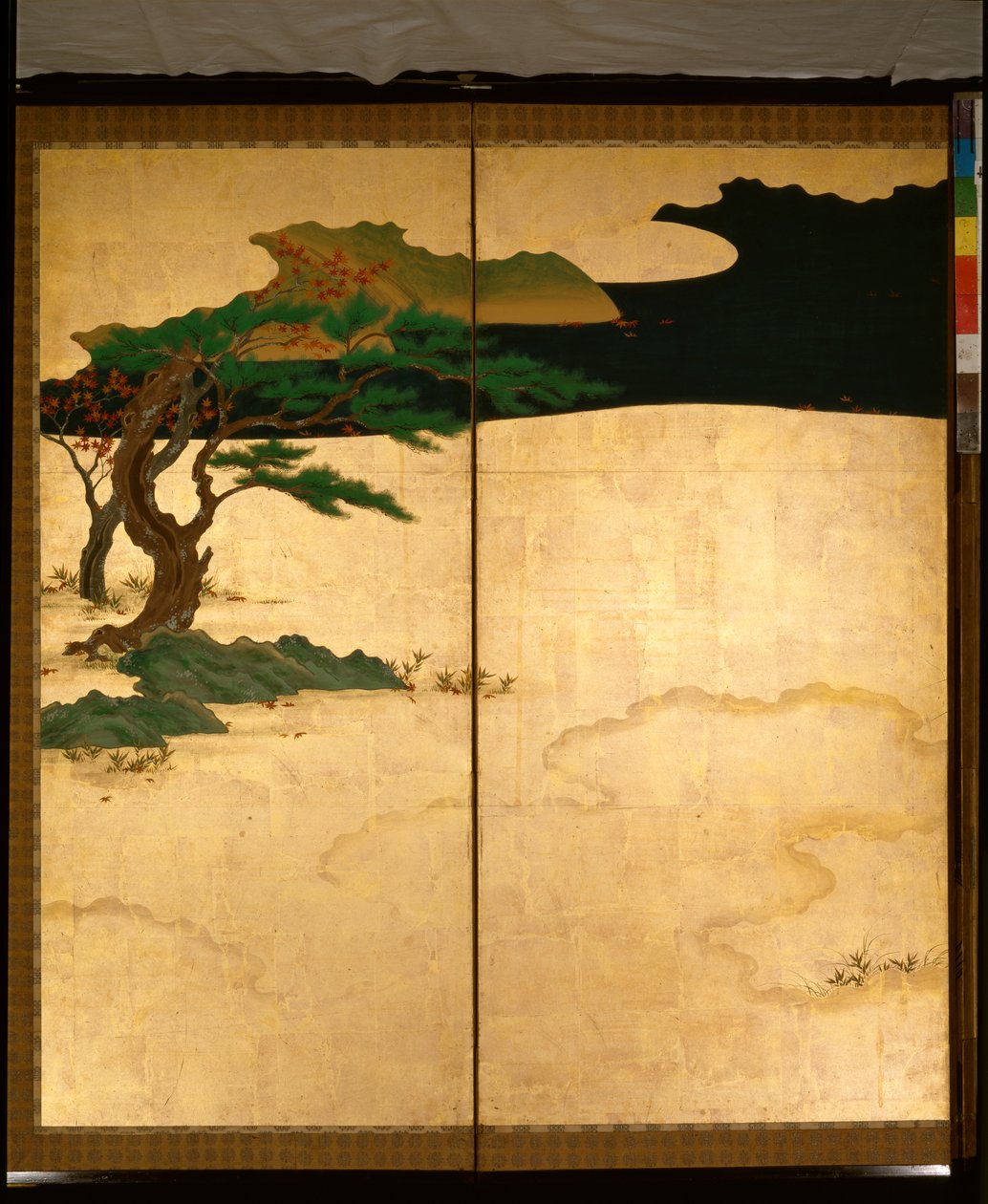 Six-Fold Screen Depicting Tales of Ise by Tosa Mitsuoki