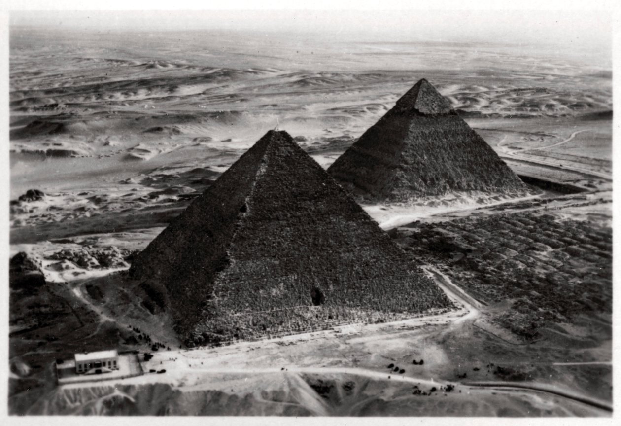 Great Pyramids Aerial View The Pyramids Of Giza, Aerial View