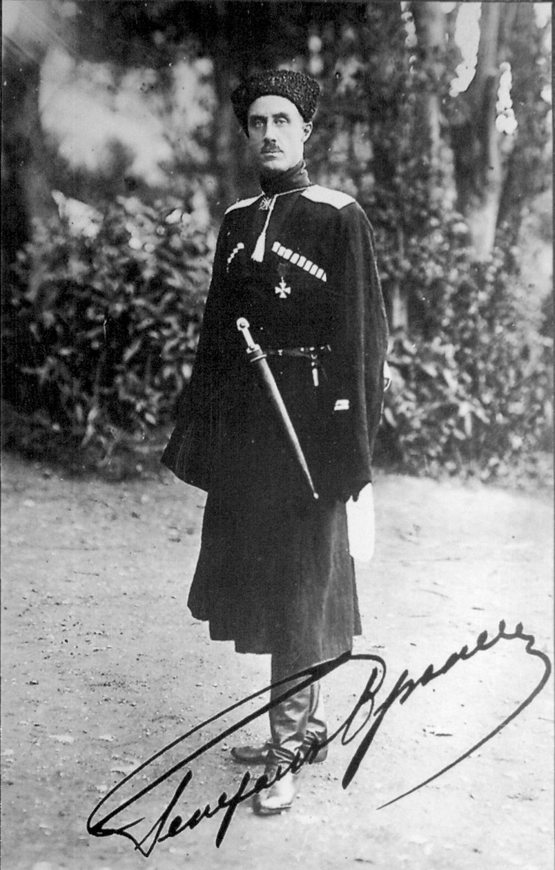 Baron Pyotr Nikolayevich Wrangel, White General of the Russian Civil War