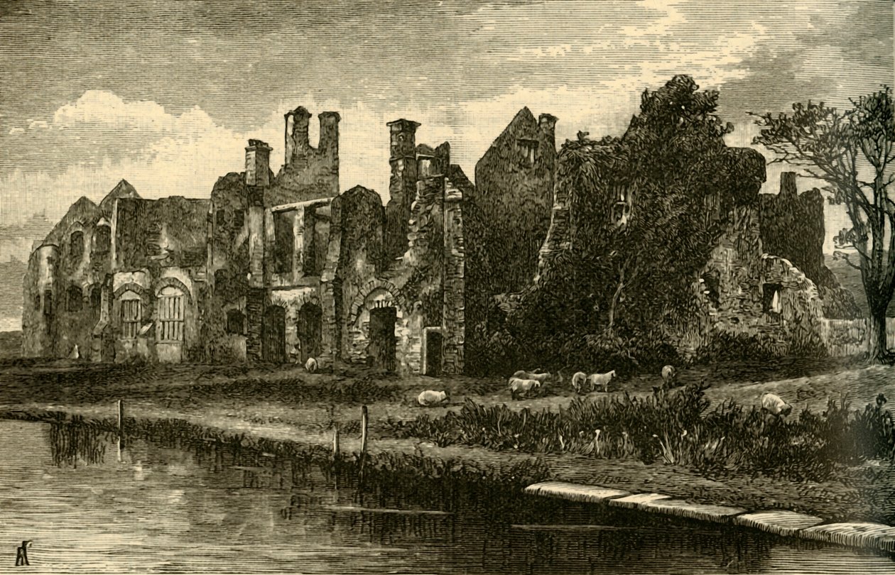 Neath Abbey by Unbekannt: Highest-quality art reproduction