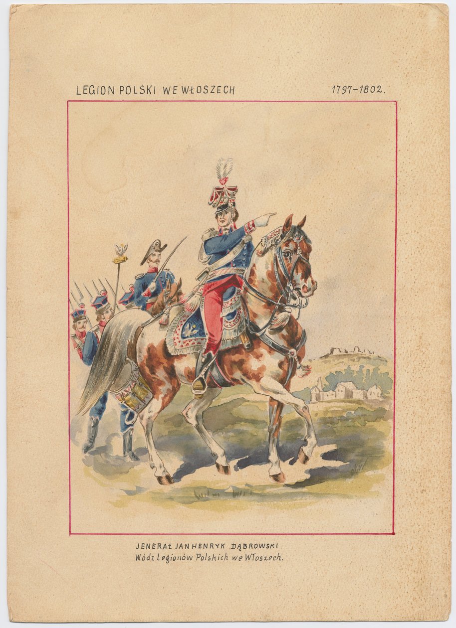 Portrait of Jan Henryk Dabrowski by Unbekannt