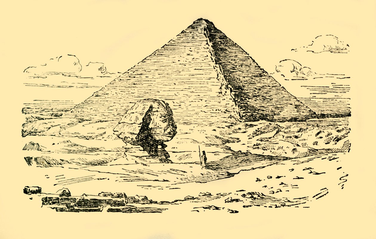 Great Pyramid Of Khufu Drawing