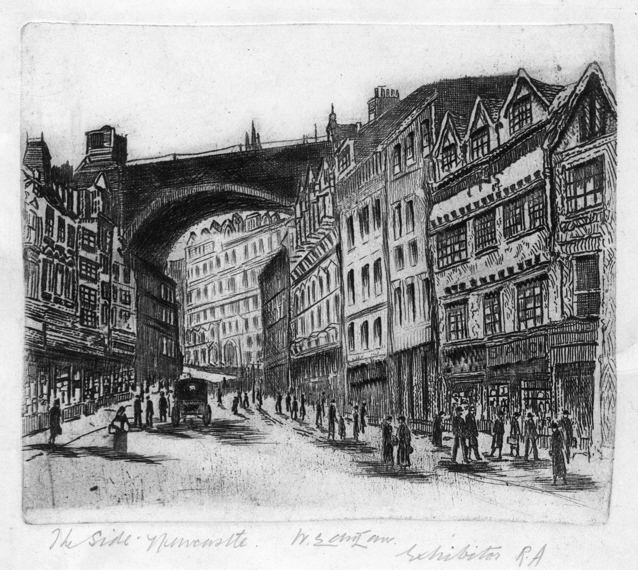 Old Newcastle Upon Tyne View Of The Old Castle Of Newcastle Upon Tyne