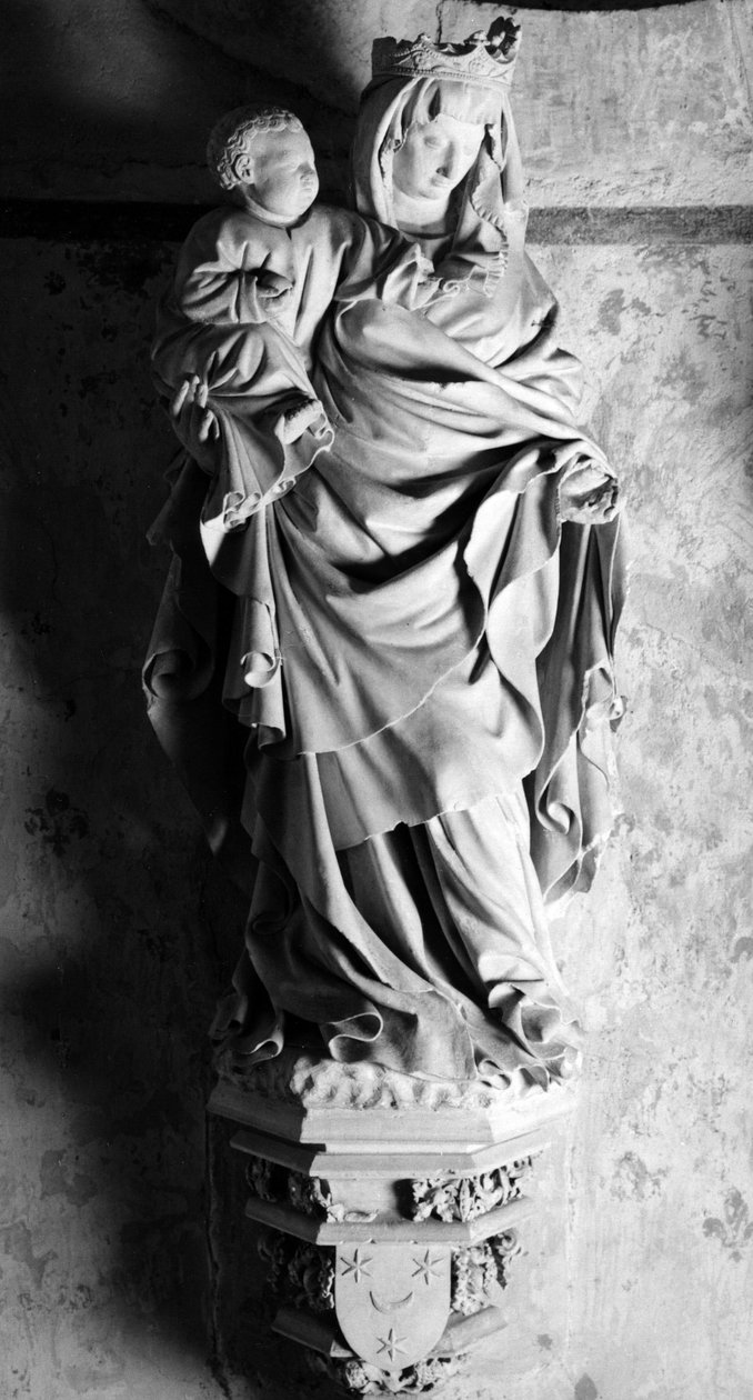 The Virgin and Child Sculpture attributed to John of Huerta