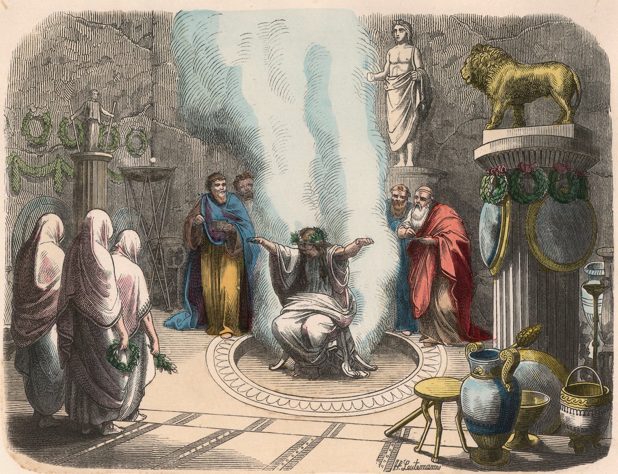 The Oracle At Delphi Girl