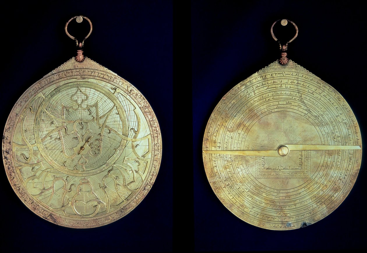 An Astrolabe, an Astronomical Measuring Instrument Used by Navigators