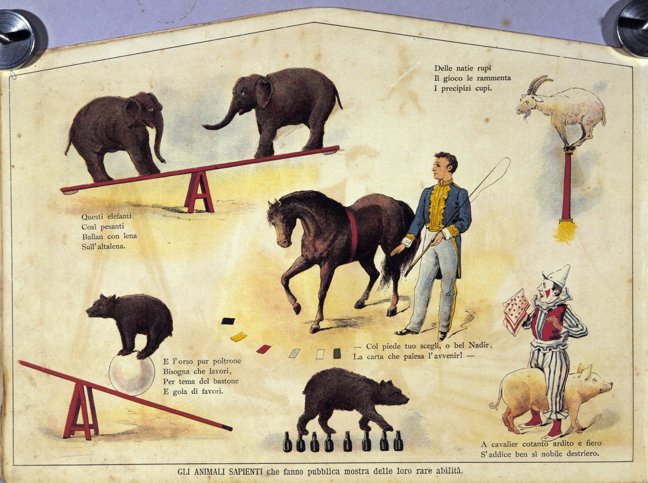Vintage Circus Animals