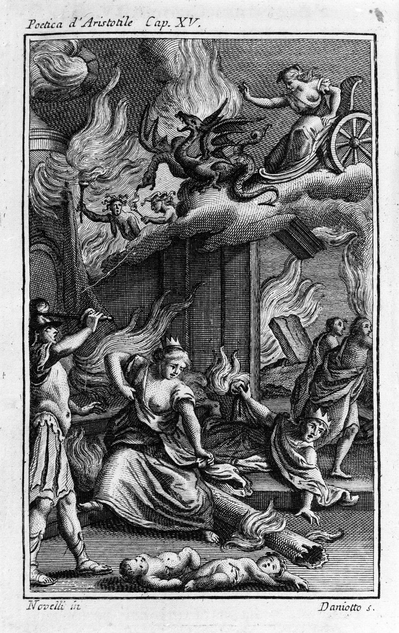 Frontispiece of The Poetics by the Greek philosopher Aristotle (384-322 ...