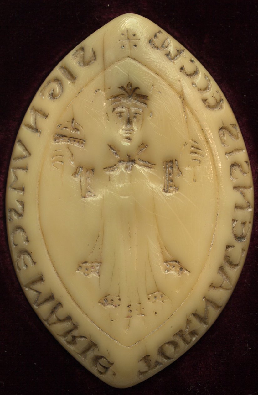 Matrix of the seal of the chapter of Tournai. Used since 12th century ...