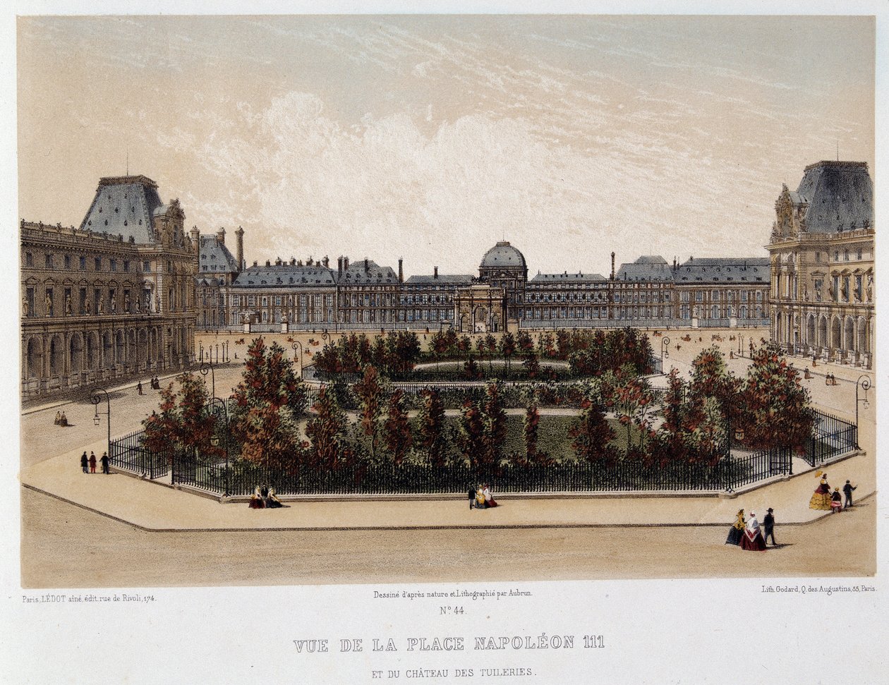 Napoleon III Square and the Tuileries Palace