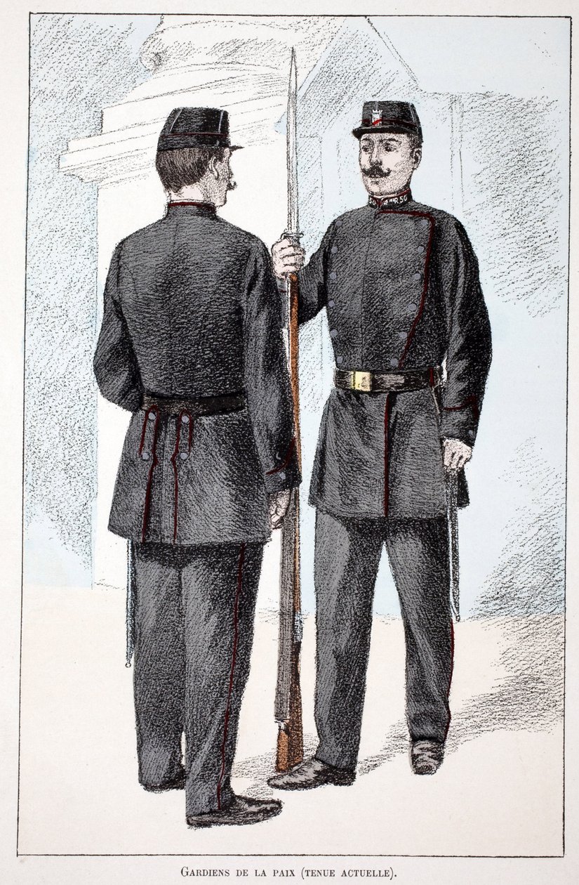 Peacekeepers (Lepine period) (illustration from 'Histoire du corps des ...