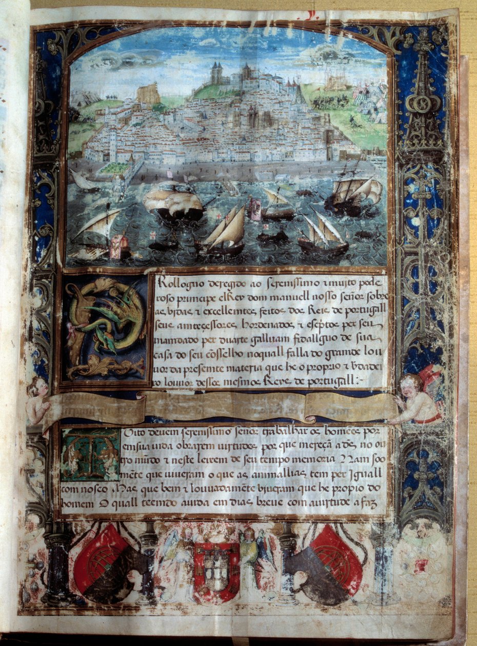 Port of Lisbon in the 16th Century by Unknown artist