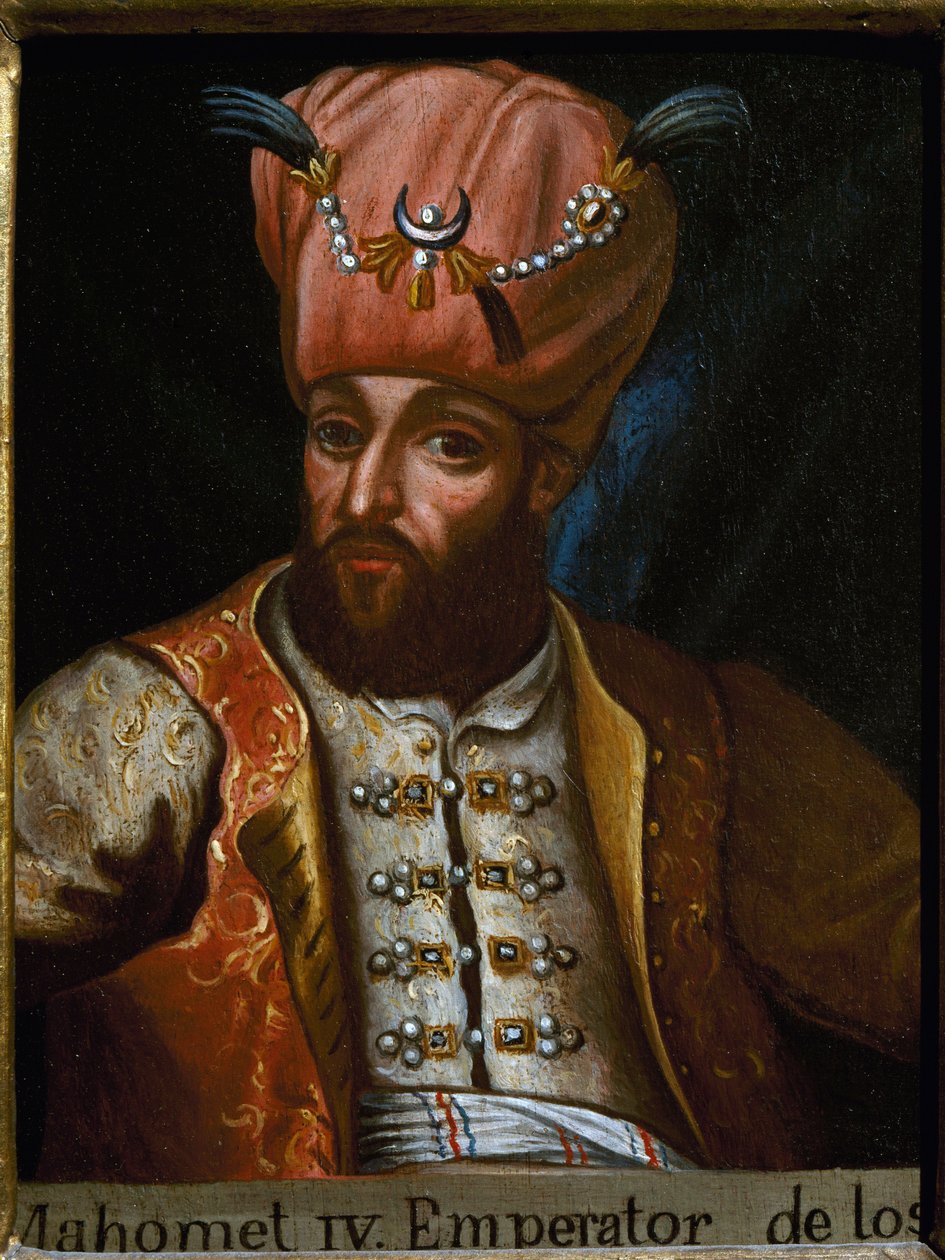 Portrait of Mehmed IV called the Hunter, Sultan of the Ottoman Empire