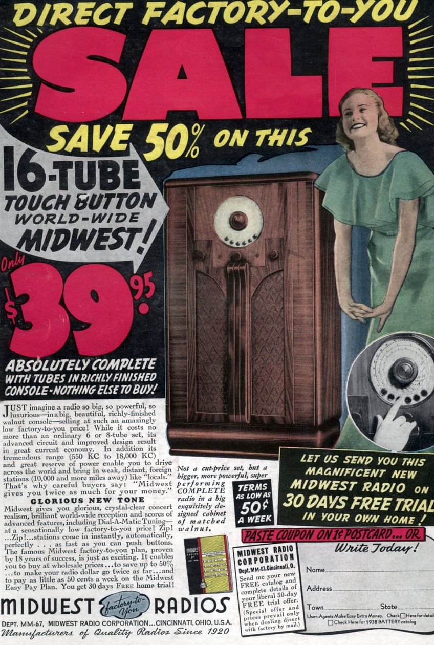 Radio Midwest by Unknown Artist: Buy fine art print