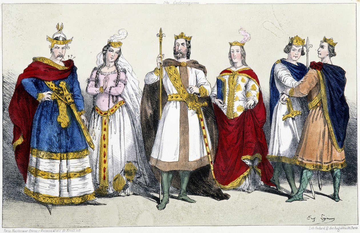 The Carolingians: Charles II called the Bald, Richilde d'Ardennes ...
