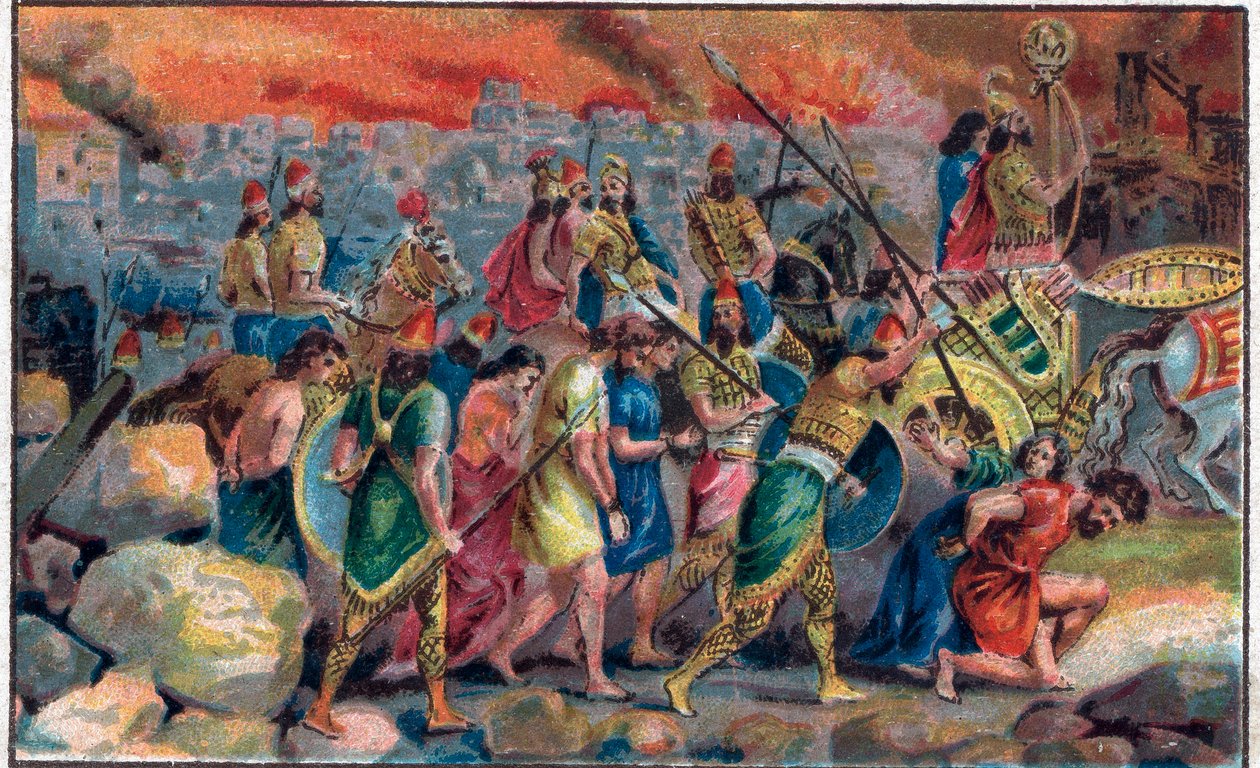 The siege of Jerusalem by Nebuchadnezzar II in 586 BC and the ...