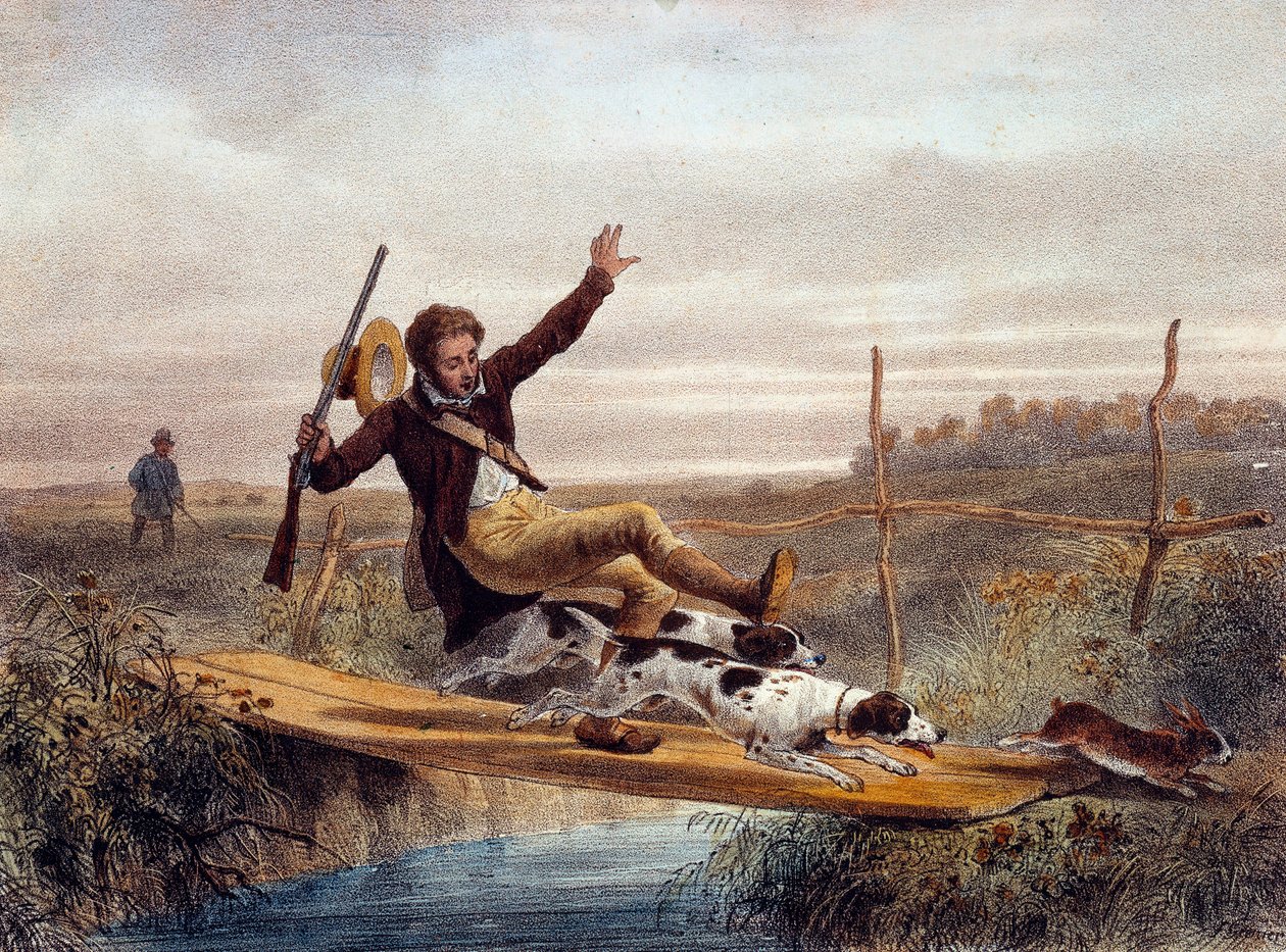 The wrong step by Unknown artist: Buy fine art print