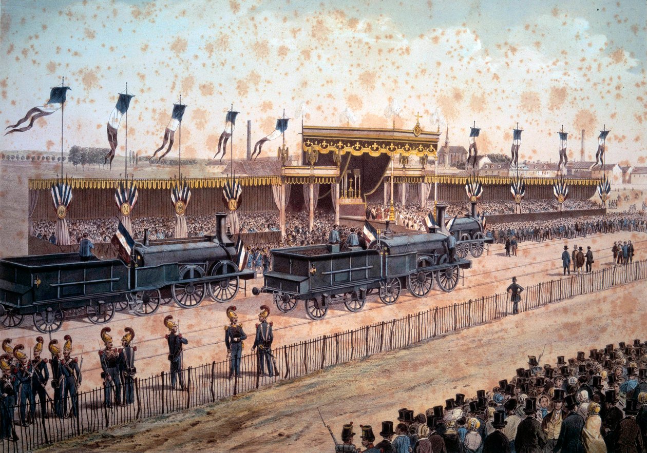 Inauguration of the Railway Line Between Paris and Strasbourg