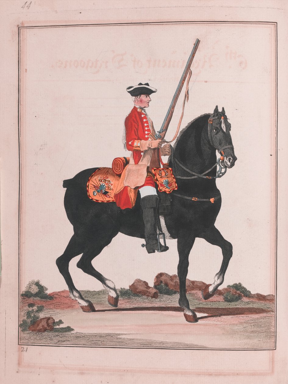 6th Regiment of Dragoons by Unknown artist: Fine art print
