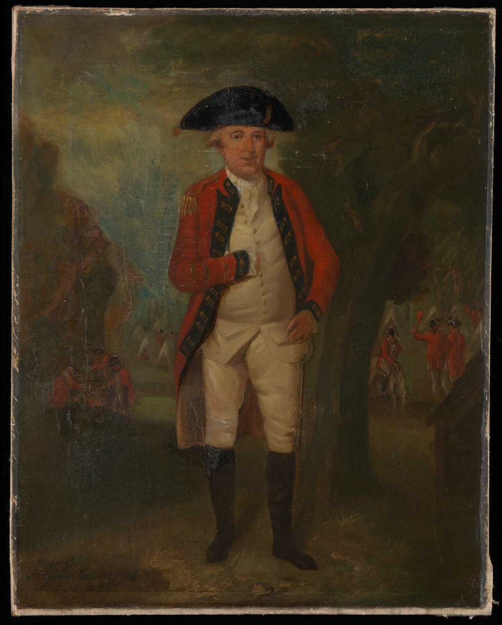 Portrait of Major-General Arthur Tooker Collins of the Marines in his ...