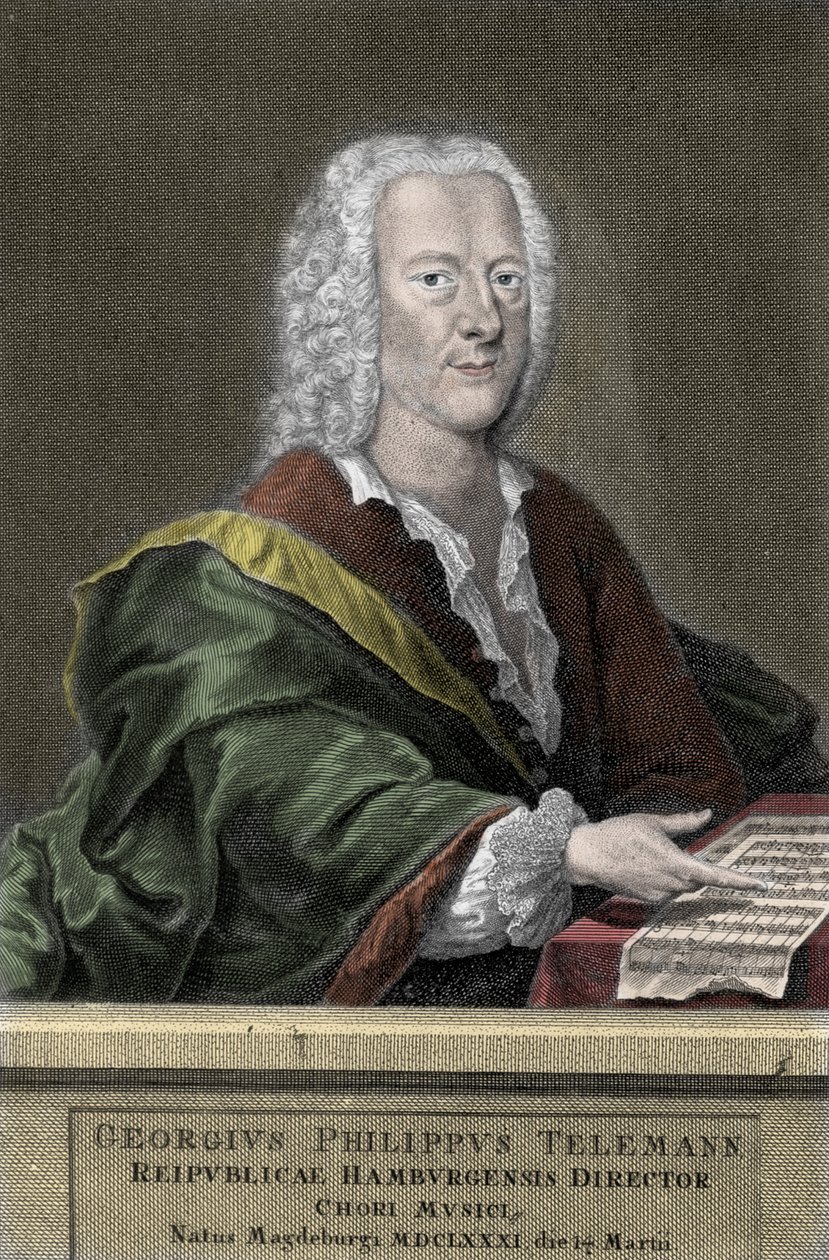 Georg Philipp Telemann, German composer by Unknown artist