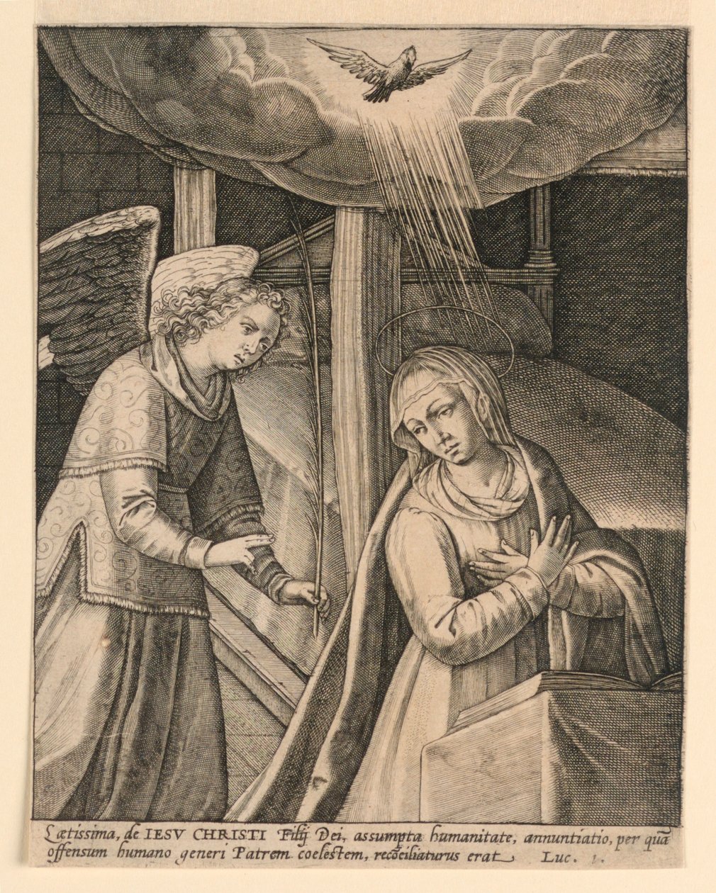 The Annunciation by Unknown artist: Buy fine art print