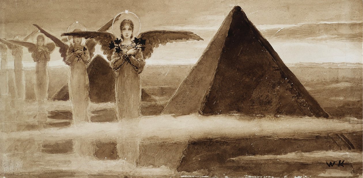 The Angels of the Pyramids by Vasilii Kotarbinsky