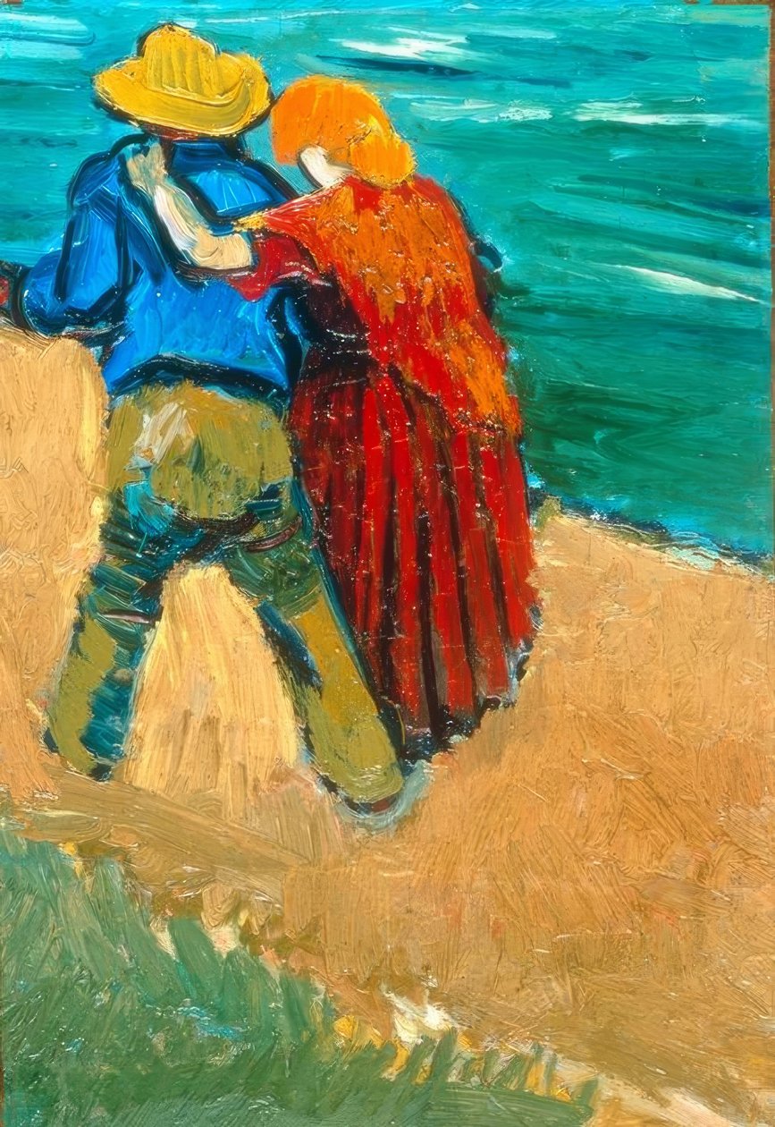 Lovers in Arles by Vincent van Gogh: Buy fine art prints