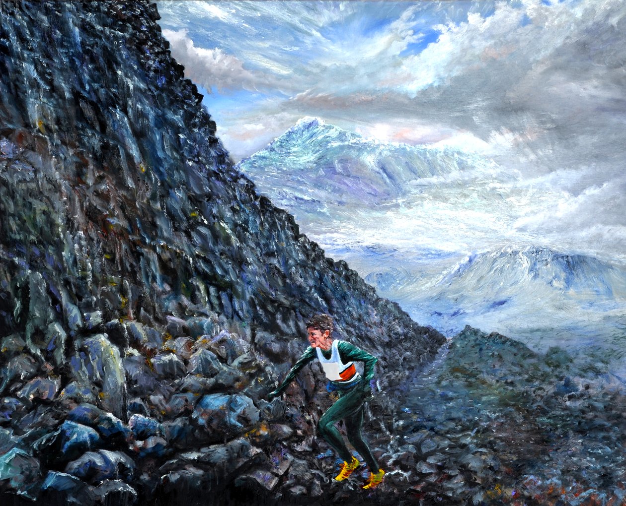 Mountain Legend by Vincent Alexander Booth: Fine art print
