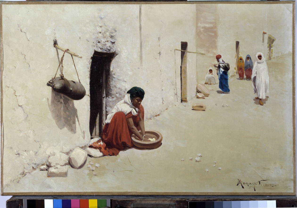 Street Scene in Algeria by Vincent Manago: Fine art print