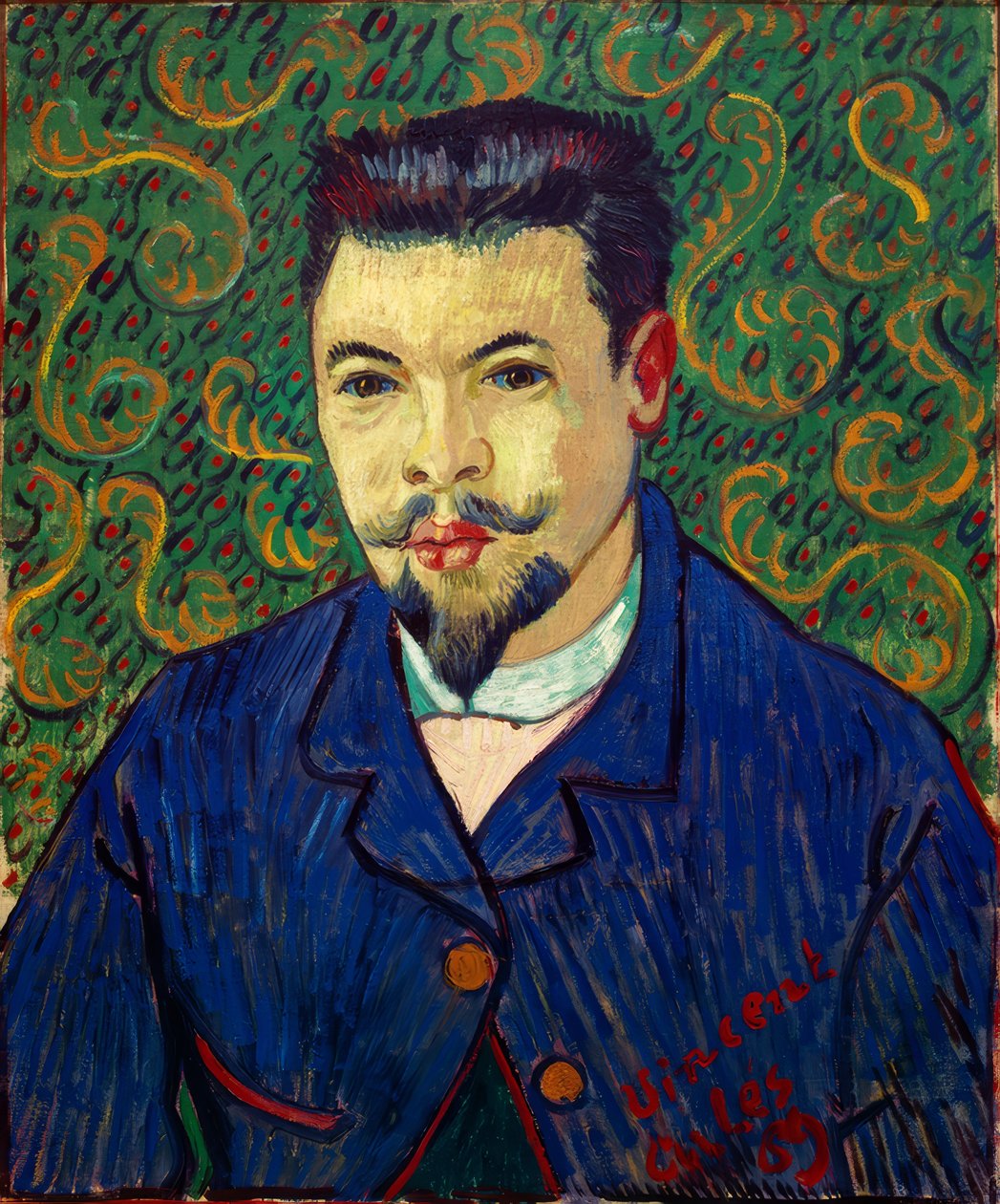 Portrait of Doctor Felix Rey by Vincent van Gogh