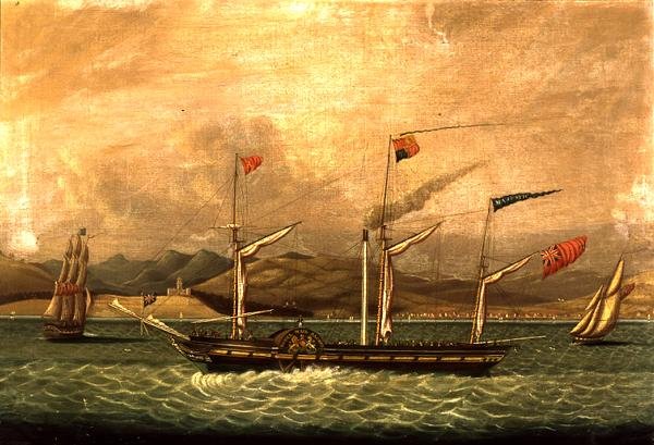The Steam Packet 'Majestic' Flying the Royal Standard