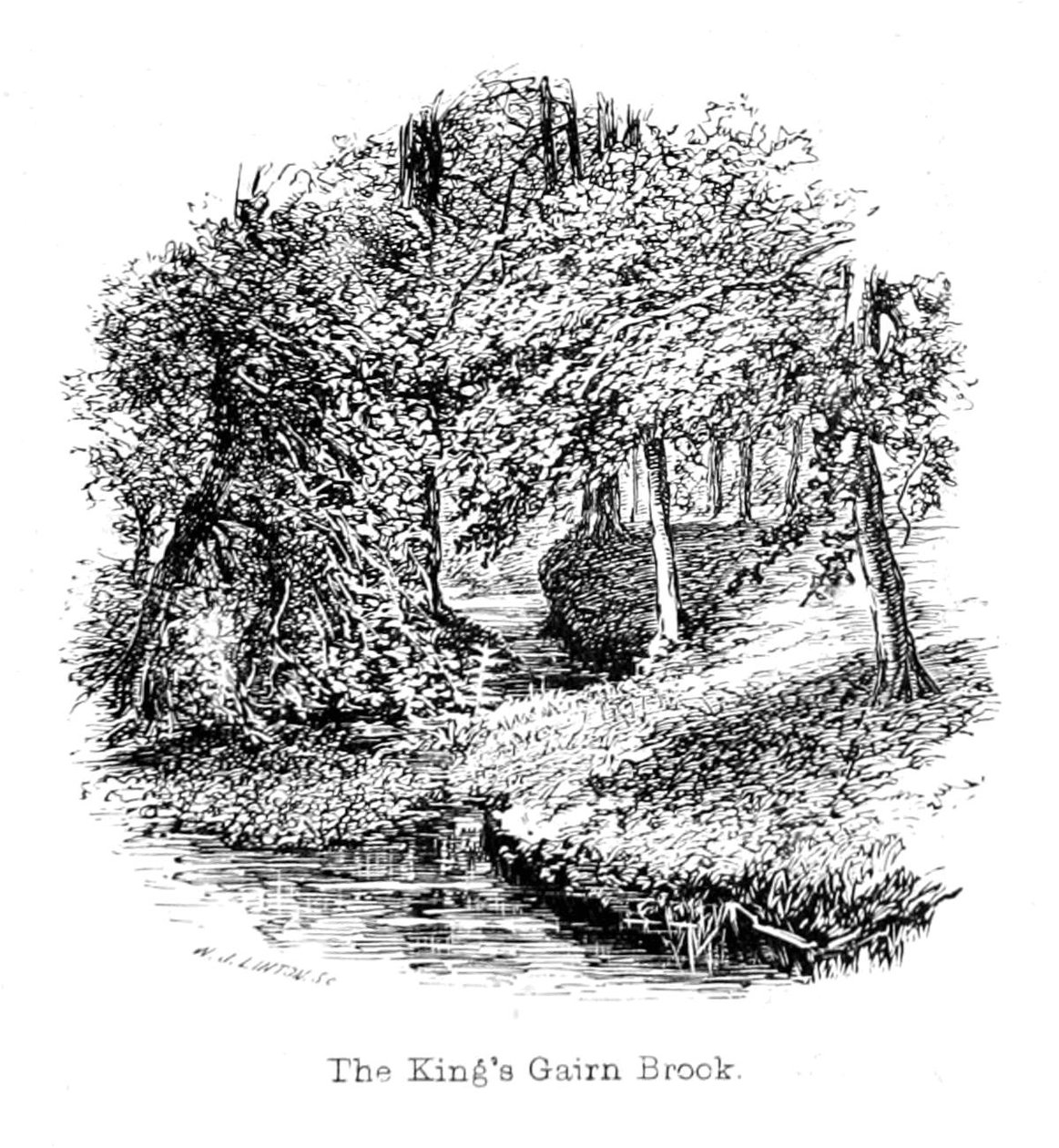 The King's Gairn Brook by Walter Crane: Buy fine art print