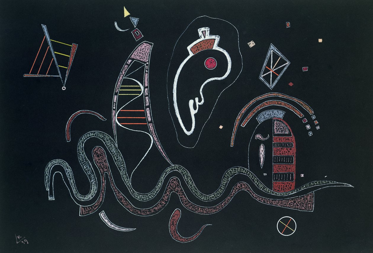 The Entourage, 1939 by Wassily Kandinsky: Fine art print