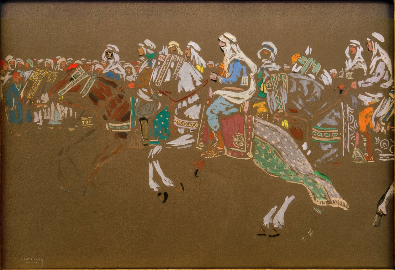 Arab Cavalry by Wassily Kandinsky: Buy fine art print