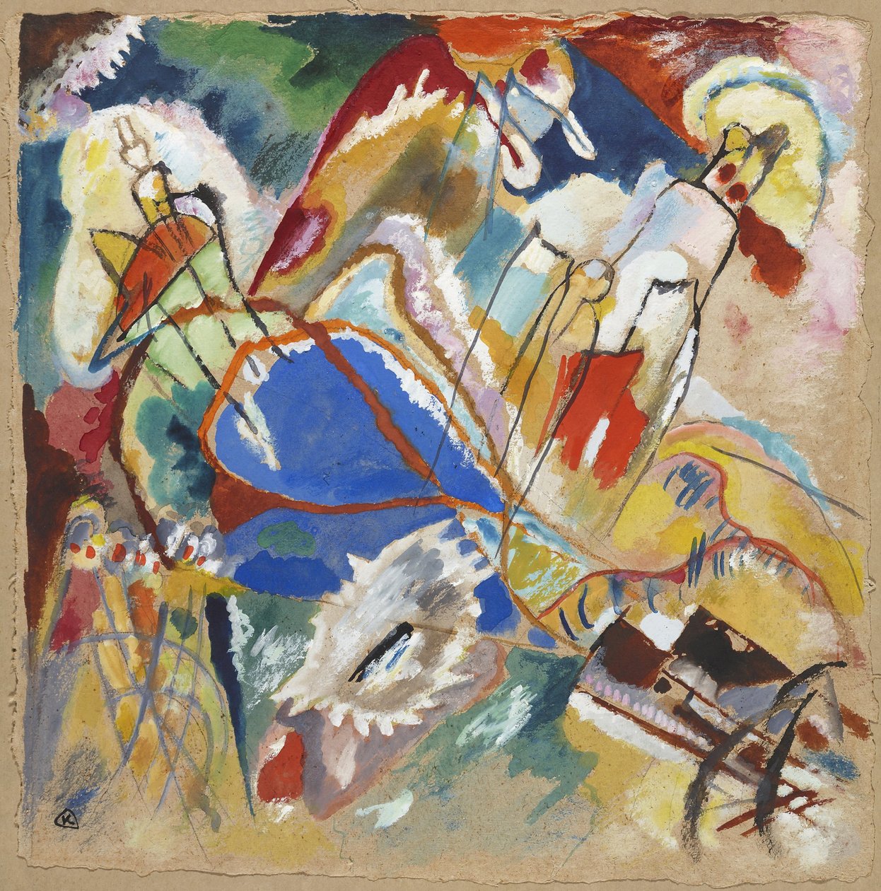 Design for 'Improvisation 30 (Cannons)' by Wassily Kandinsky