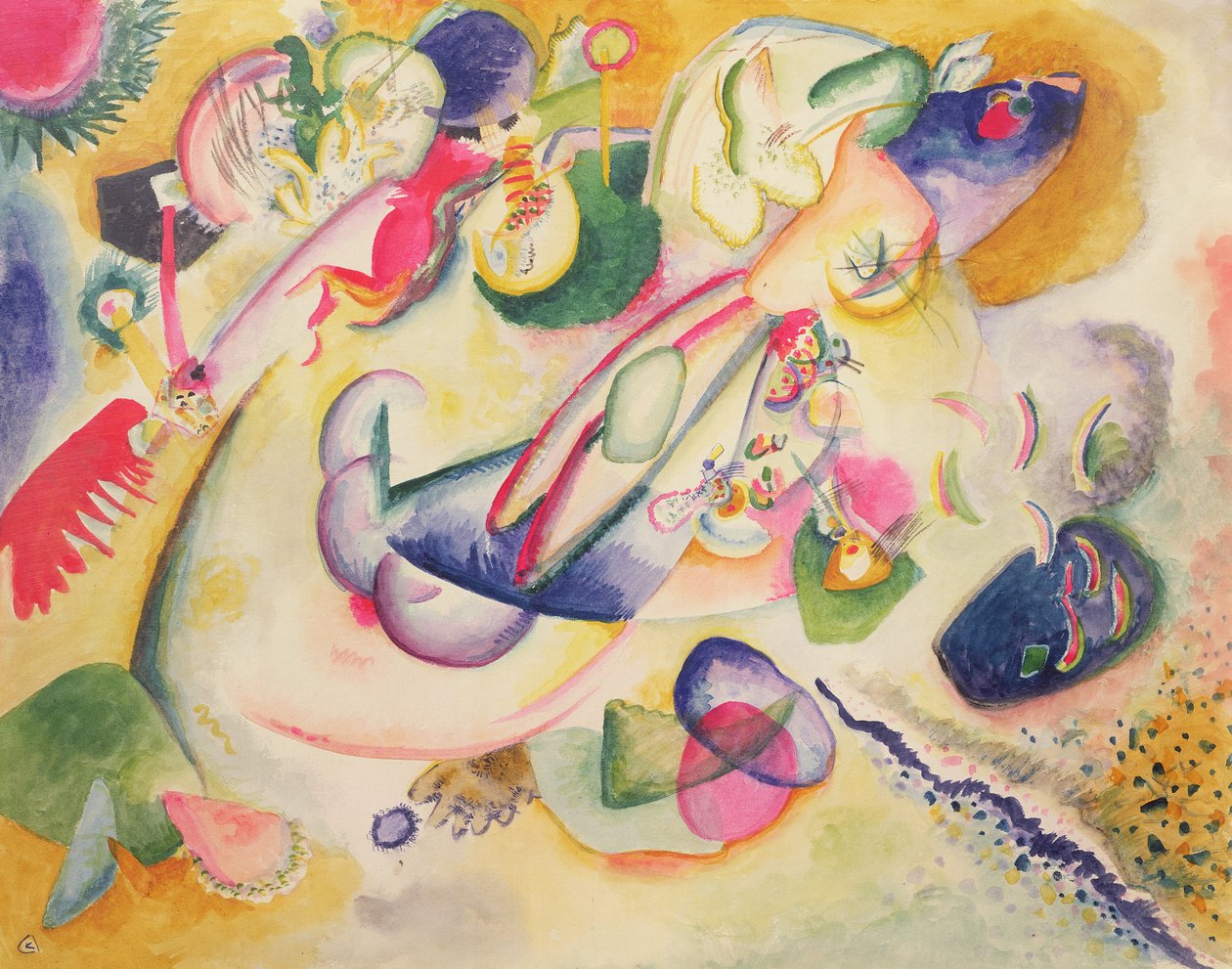 Improvisation, c.1914 by Wassily Kandinsky: Fine art print