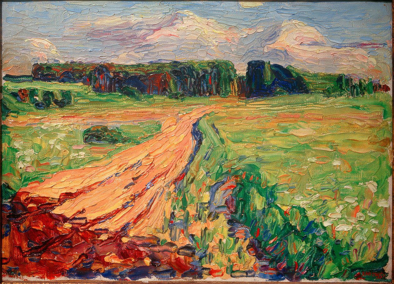 Munich – Planegg I by Wassily Kandinsky: Fine art print