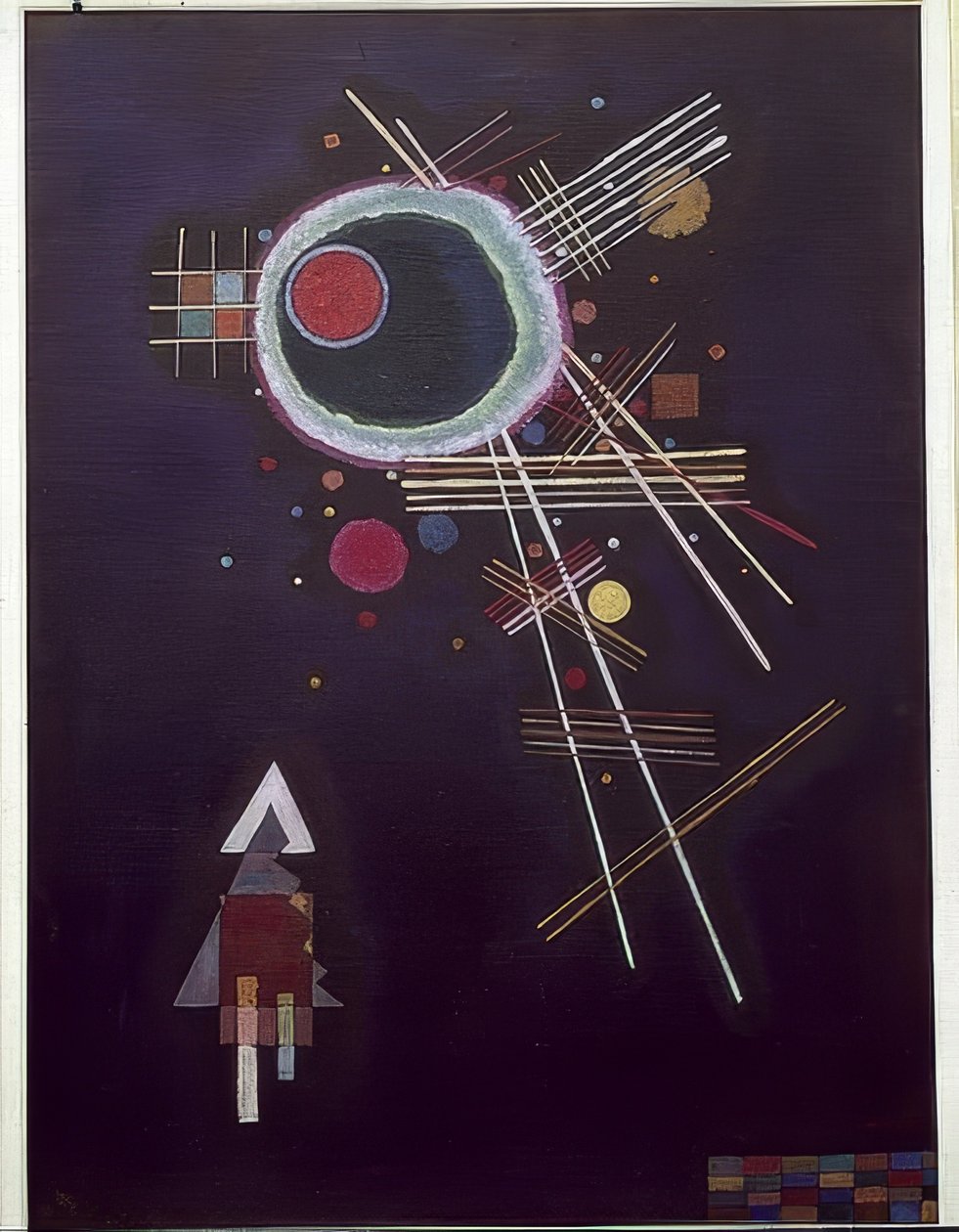 Radiant Lines. 1927 by Wassily Kandinsky: Fine art print