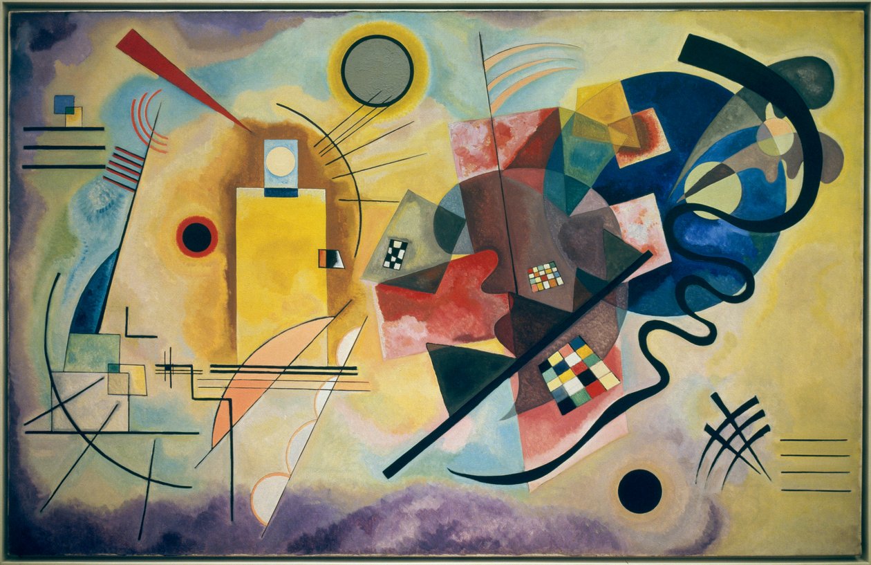 Yellow-Red-Blue by Wassily Kandinsky: Buy fine art print