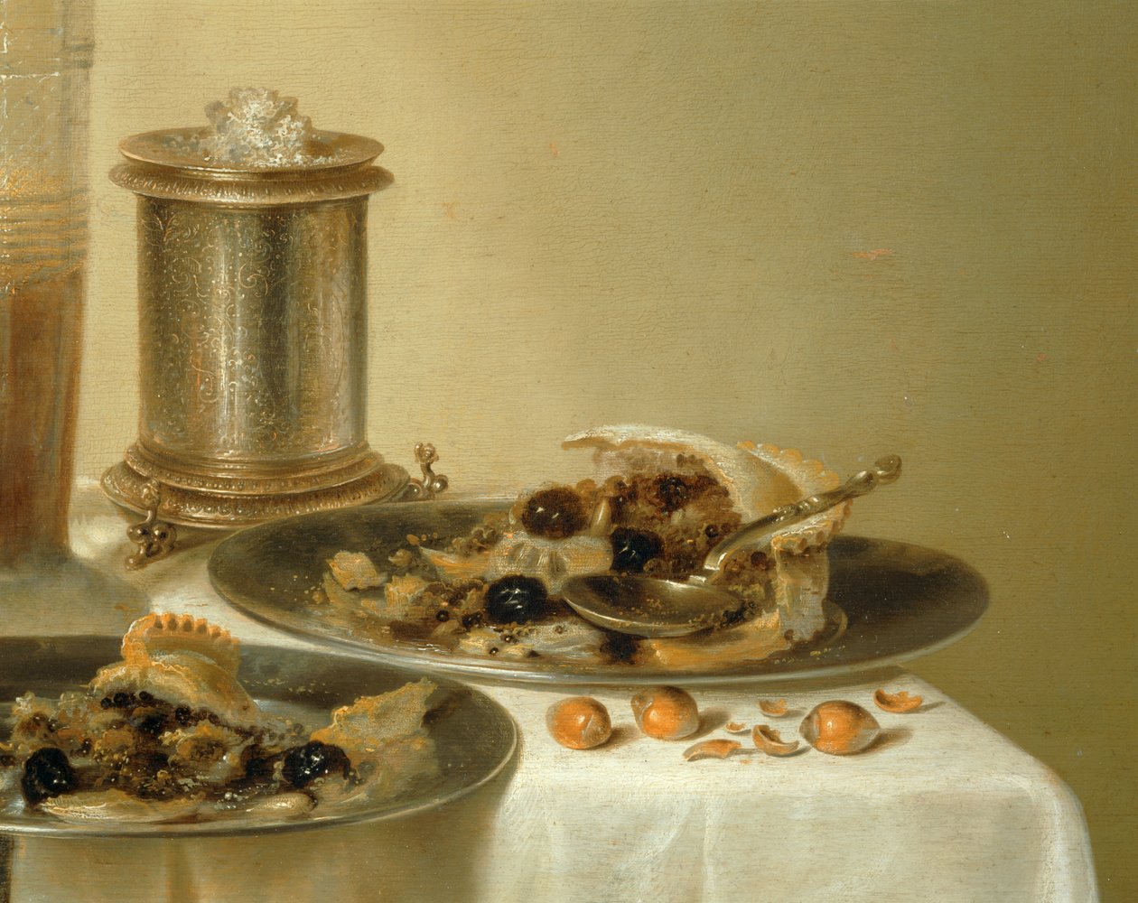 Still-Life with Silver Goblets by Willem Claesz. Heda