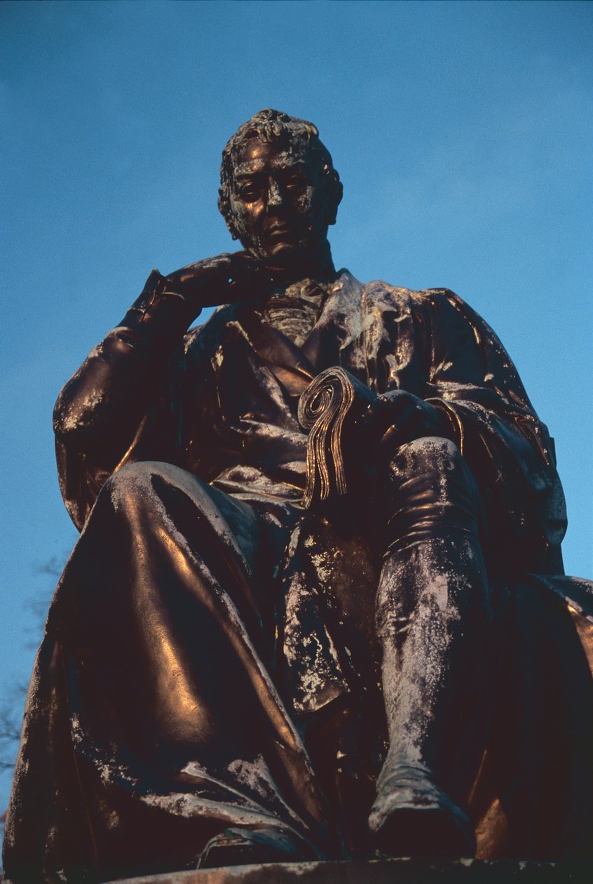 Statue of Dr. Edward Jenner (detail)