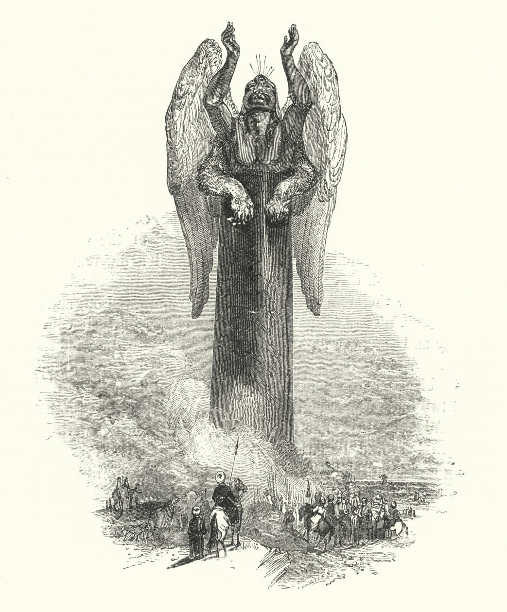 The 'Efreet in the Pillar by William (after) Harvey