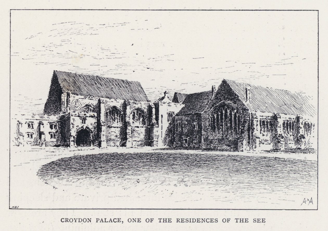 Croydon Palace, One of the Residences of the See