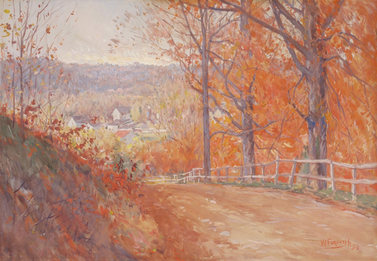 Road in Autumn by William Forsyth: Buy fine art print