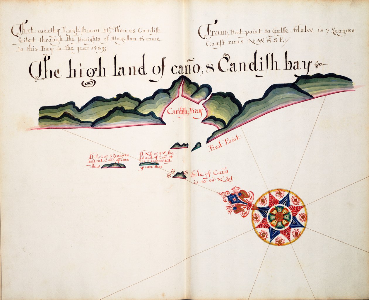 The High Land of Cano & Candish Bay by William Hack