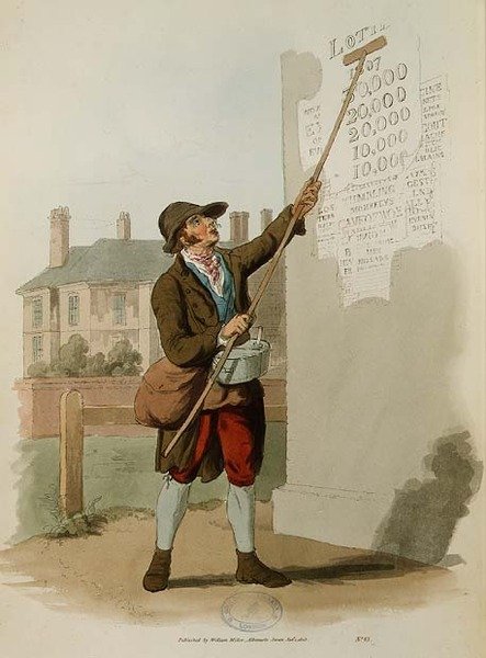 The Bill Sticker from 'Costume of Great Britain'