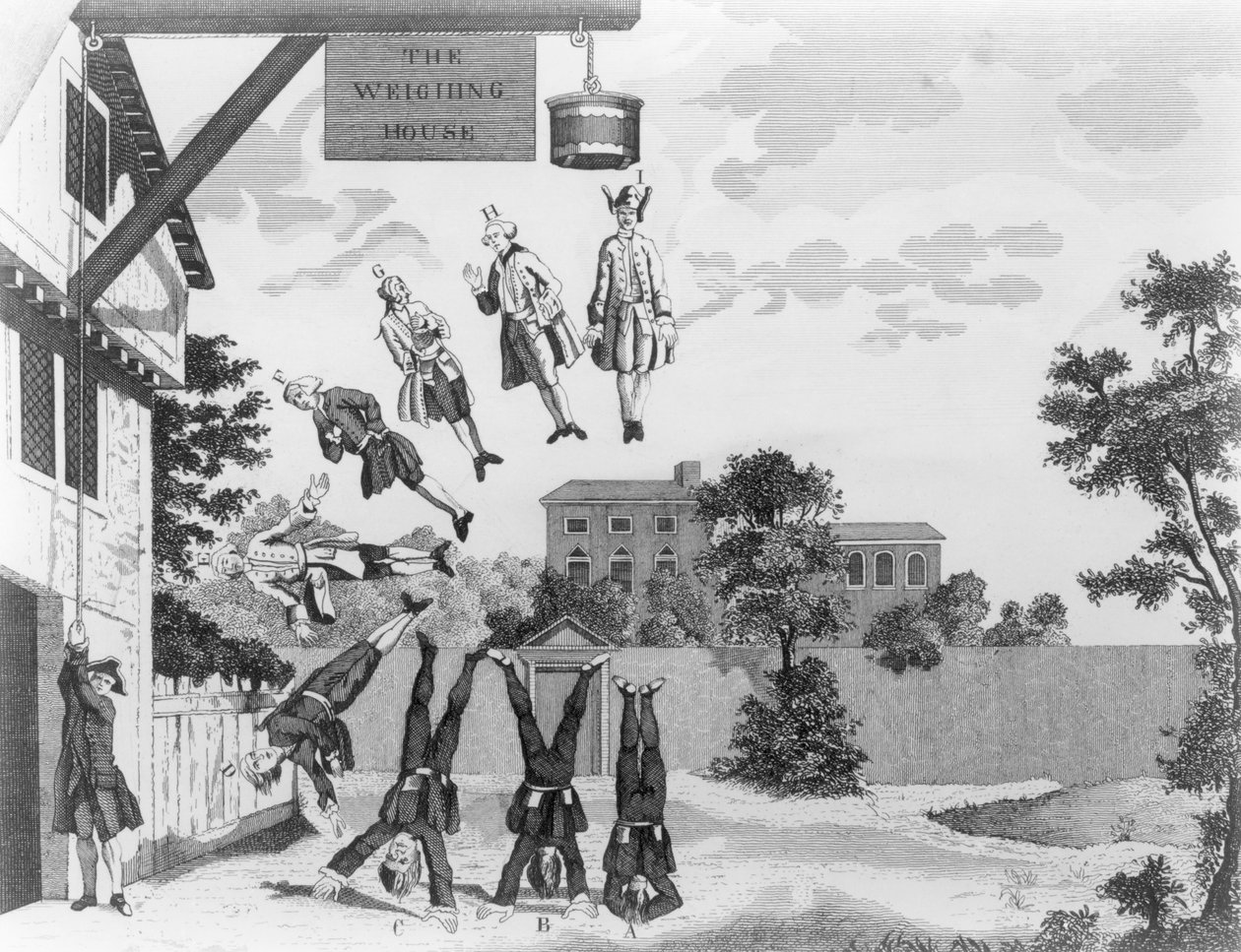 The Weighing House by William Hogarth: Buy fine art print