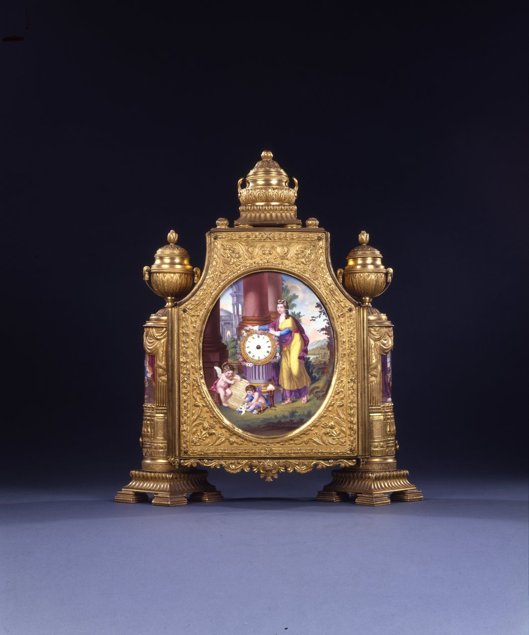 George III Mantel Clock by William Hopkins Craft