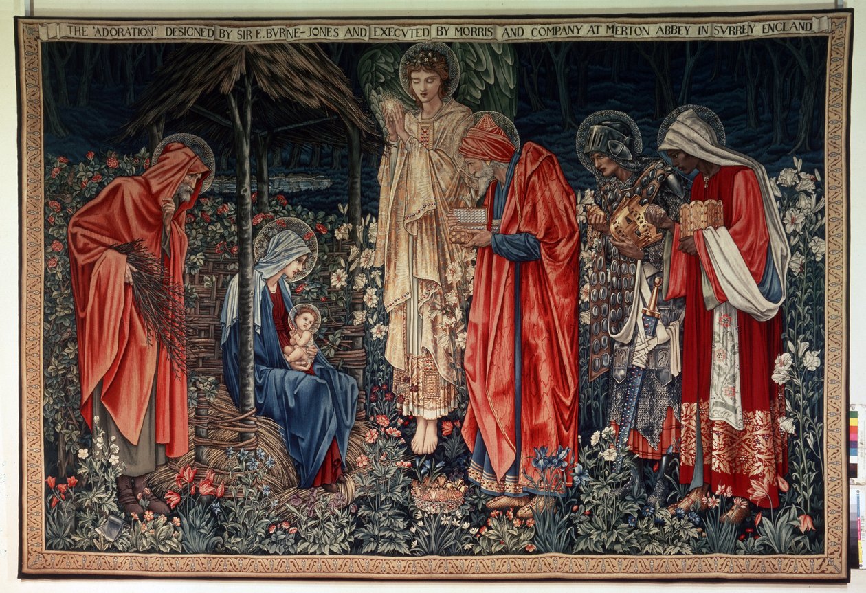 The Adoration of the Magi by William Morris: Fine art print